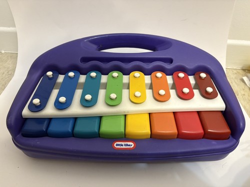 Little Tikes Purple Musical Xylophone Piano Keyboard - Tested Works | eBay