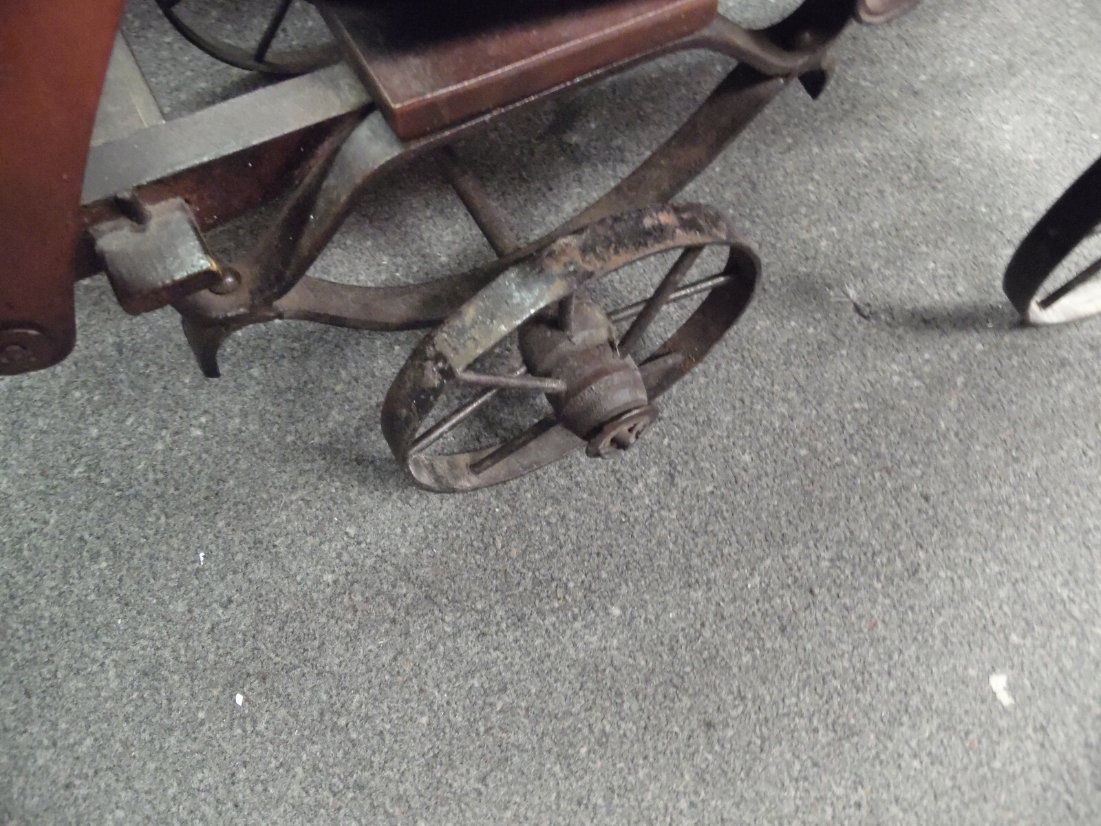 Antique Old Salesman Sample Miniature Carriage Buggy Horse Drawn Doll ...