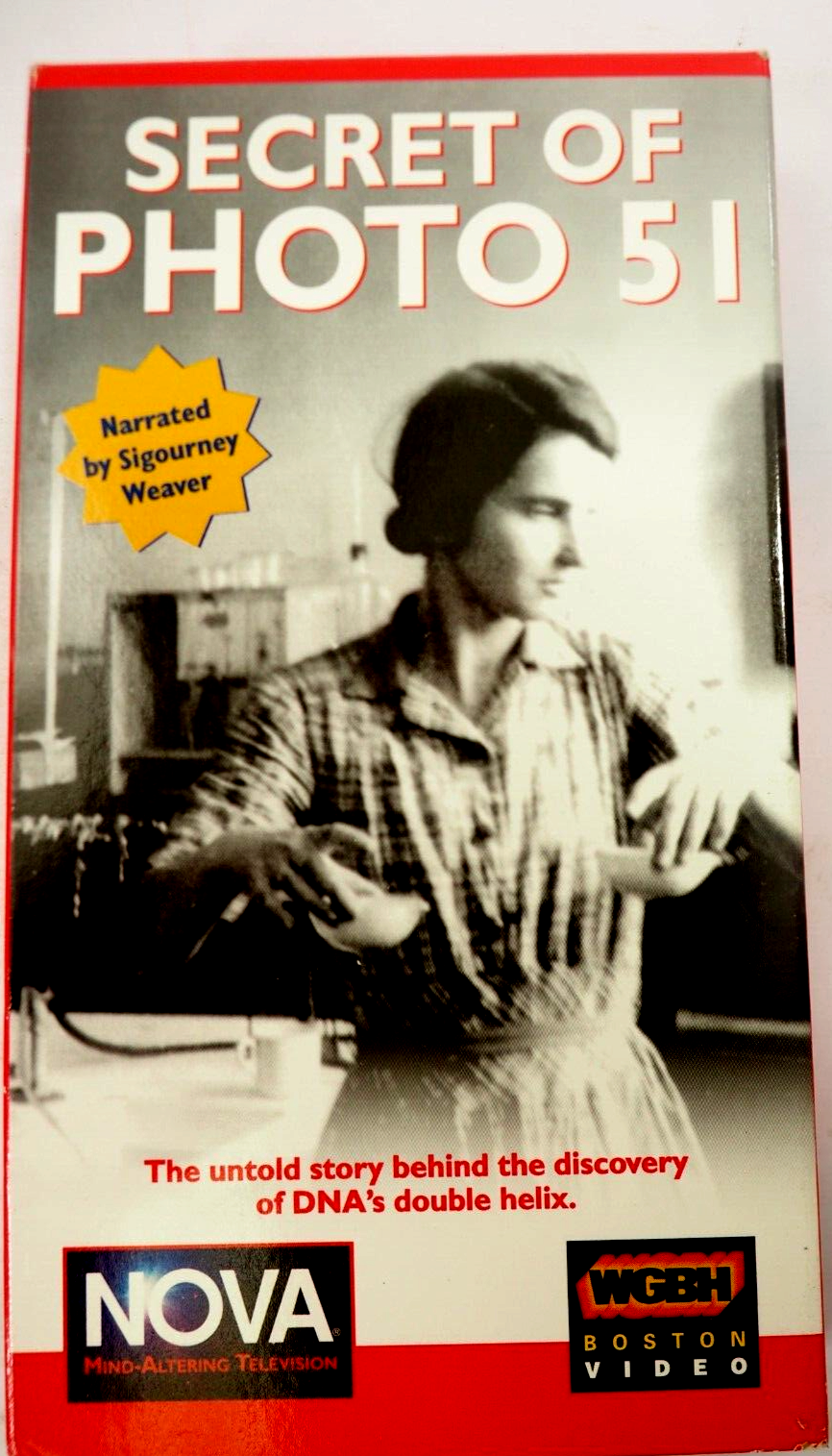 Secret of Photo 51 NOVA VHS Tape College Presentation 2003 783421368132 ...