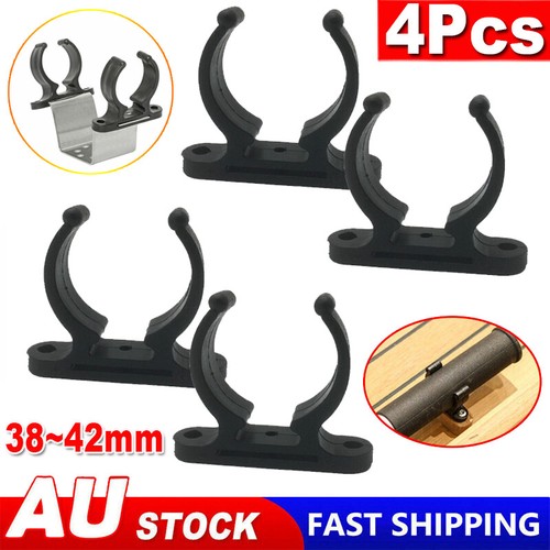 4pcs 38mm Oars Clips Black Multi Purpose Nylon Tube Holder Paddles ...