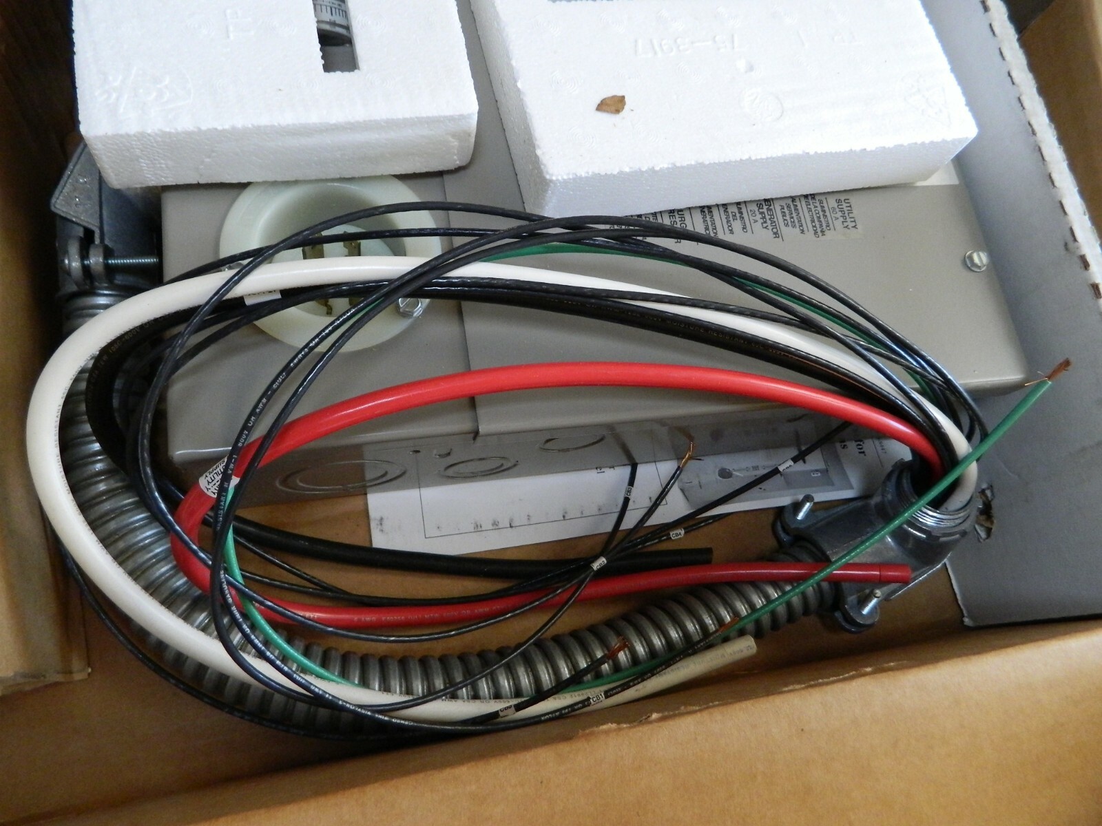 NEW EATON CH6EGEN2060SUR EMERGENCY GENERATOR PANEL 6 CIRCUIT INDOOR ...