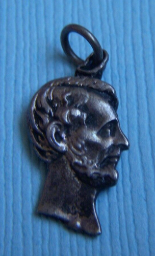 Vintage Abraham Lincoln sterling charm | eBay