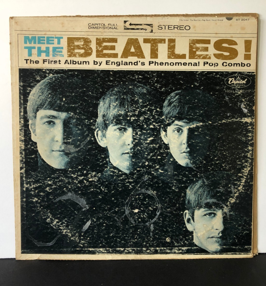 MEET THE BEATLES 1964 Capitol STEREO 3 BMI Scranton LOW GRADE | eBay