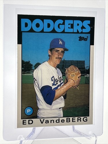 1986 Topps Traded Ed Vande Berg Baseball Card #118T NM-MT FREE SHIPPING ...