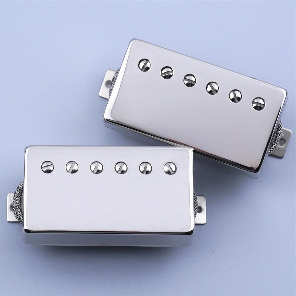 Alnico II 57 Classic Vintage PAF Humbucker Pickups Braided WIRE Fit ...
