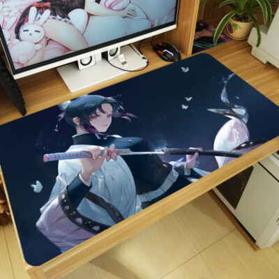 Anime Demon Slayer: Kimetsu no Yaiba Mouse Pad Kochou Shinobu Keyboard ...