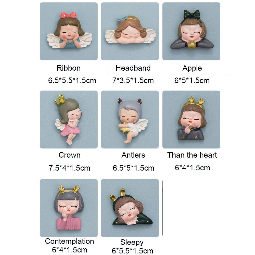 Room Hand Painted Angel Shape Punch-Free Socket Decoration 3D Switch ...