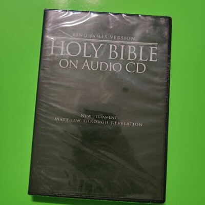 Holy Bible on audio CD King James Version Religious New Testament ...