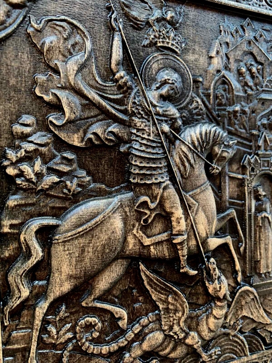 Saint George And The Dragon Icon