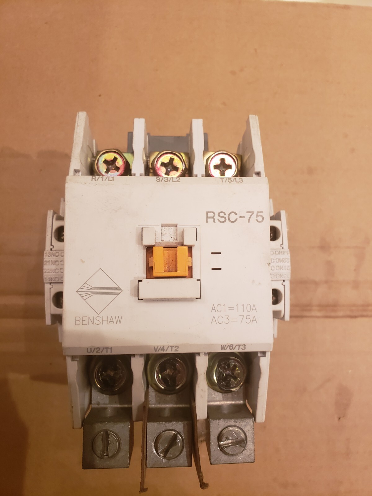 USED BENSHAW RSC-75 Contactor 70A 600Vac Coil: 120V *FREE SHIPPING* | eBay