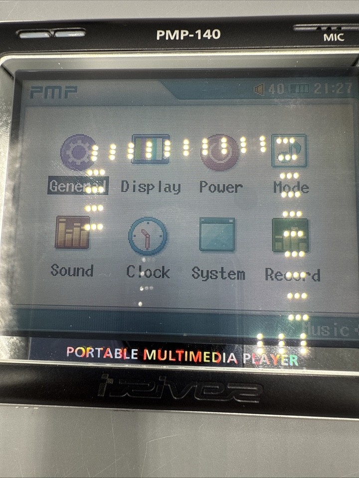 iRIVER Portable Media Center Model PMP-140 TESTED WORKING | eBay