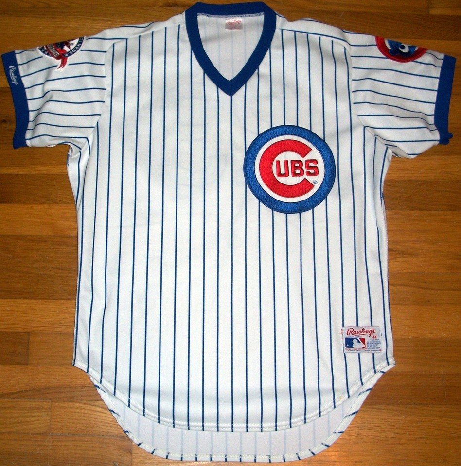 1988 Chicago Cubs Ryne Sandberg Authentic Game Jersey Sz 44 Rawlings USA Vtg ASG | eBay