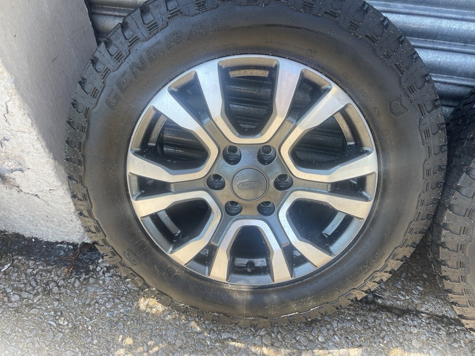 18 INCH FORD RANGER ALLOY WHEELS AND TYRES 🛞 FROM A 22 REG WILDTRACK ...