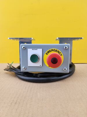 Nvent Hoffman E2PBG Pushbutton Enclosure w/Emergency Stop and Restart ...