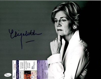 Elizabeth Warren Signed 11x14 Photo w/ JSA LOA #U44028 Senator ...