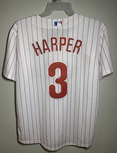 Bryce Harper #3 Philadelphia Phillies Stitched Jersey Men’s Large New ...