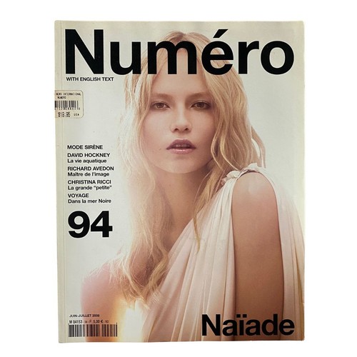 Numéro Magazine June - July 2008 No. 94 Natasha Poly Cover No Label VG ...
