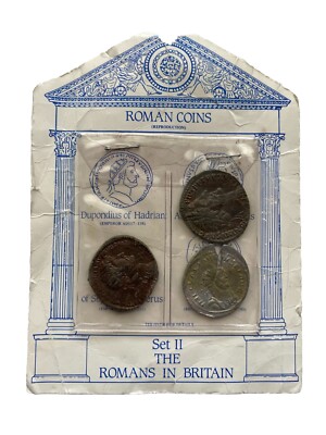 Reproduction Replica Roman Coins Set II The Romans in Britain Museum of ...