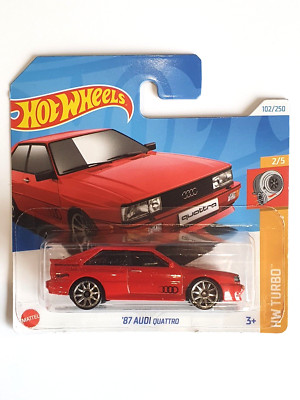 MINIATURE HOT WHEELS 1/64 AUDI QUATTRO 1987 HW TURBO 2024 | eBay