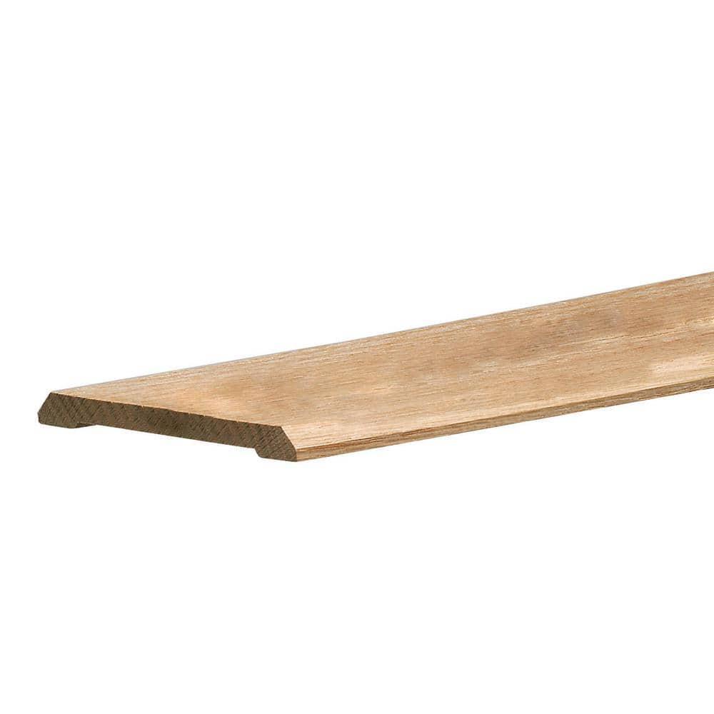 3 ft. Interior Door Threshold, Solid Oak 5" W x 1/2" D, Flat Top, Low ...