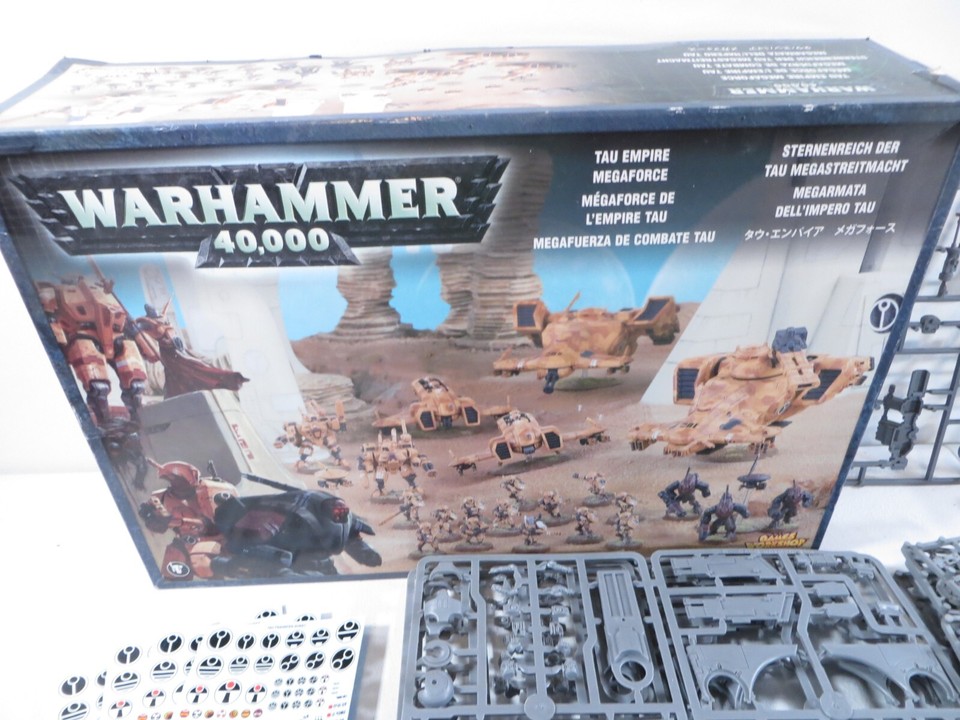 Rare Warhammer 40k Tau Empire Megaforce Games Workshop Incomplete Used ...