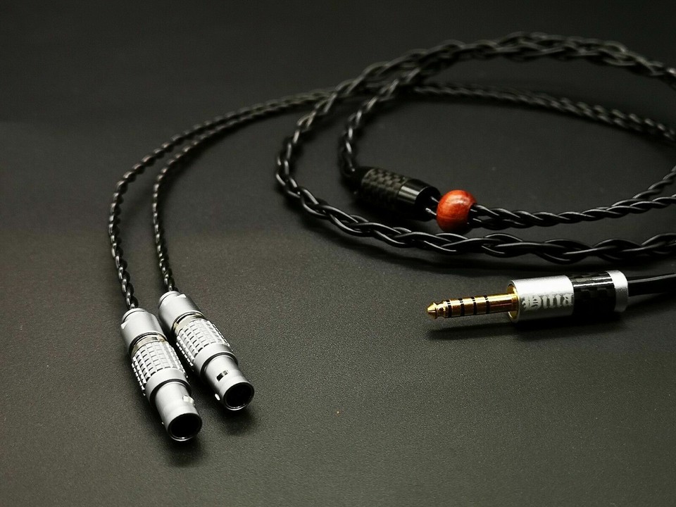 1x Pure Silver Solid Core Cable for FOCAL UTOPIA 4.4mm Balanced | eBay