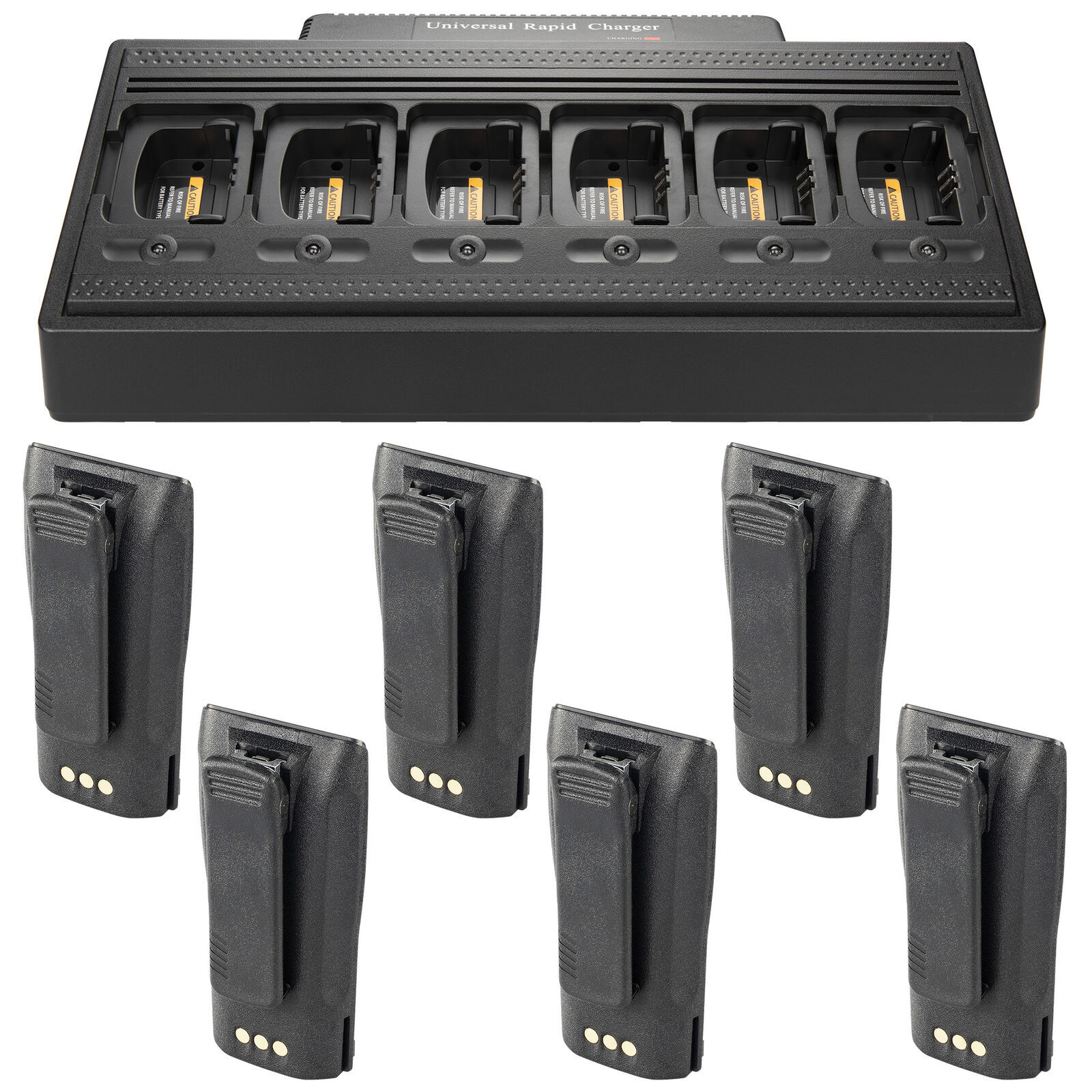 Arrowmax 6-Port 2500mAh Motorola Radio Battery Charger Bank for sale ...