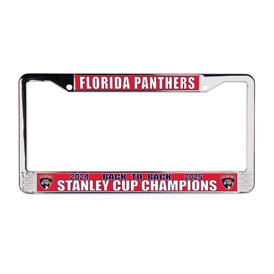 Florida Panthers Back to Back 24-25 Stanley Cup Champions 3D License ...