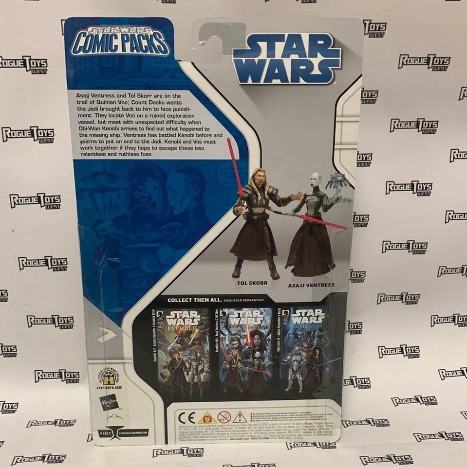 HASBRO - STAR WARS REPUBLIC - COMIC PACK #69 - ASAJJ VENTRESS & TOL ...