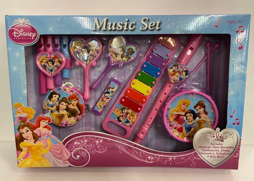 Disney Princess large music set 20"Lx13"Hx2.5”D. Includes:Maracas ...