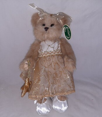 Bearington Bear Tinsel Toes 1747 New With Tags 10 Inch Dress Ribbon ...