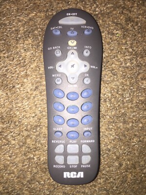 RCA Gray Universal Remote Control RCR311W Tested Sat/cable Tv VCR DVD ...