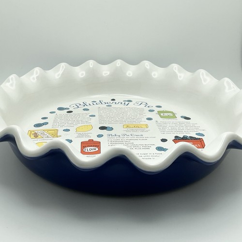 Martha Stewart Blueberry Pie Recipe Pan With Rippled Edges For Macy's ...