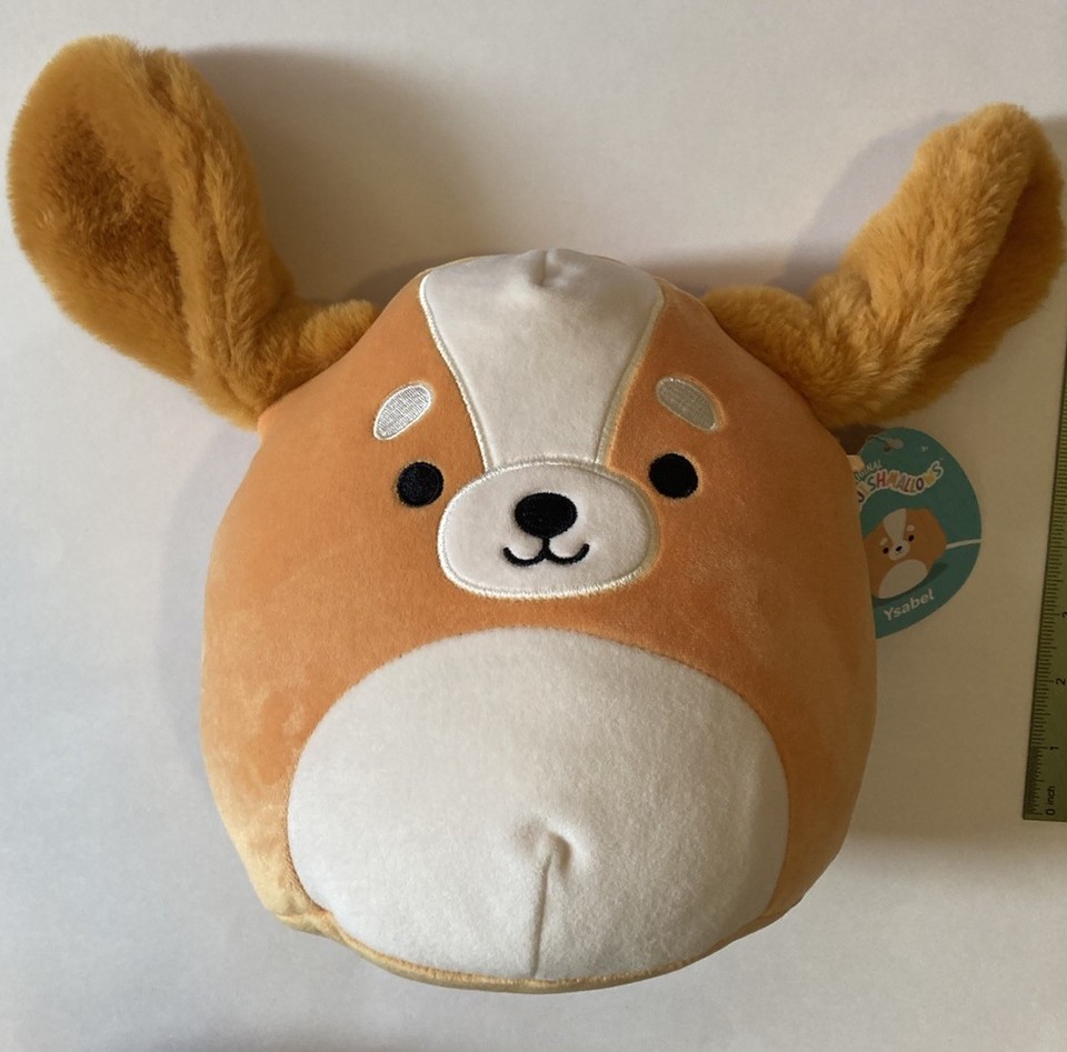 Original Squishmallows Ysabel The Cocker Spaniel Dog 8" Plush New w ...
