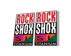 Rock Shox SL TITANIUM Forks Decals Stickers Graphic Set Vinyl Logo ...