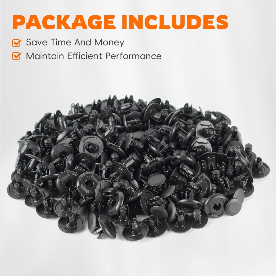 7mm Fender Splash Shield Clips Push Pin Fastener Retainer For Honda ...