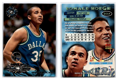 1995-96 Topps Stadium Club - Donald Hodge #207 Members Only for sale ...