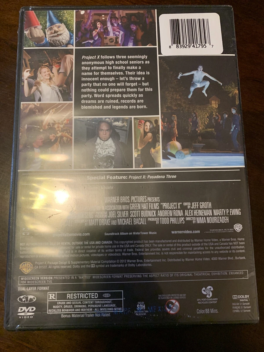 Project X Dvd Cover