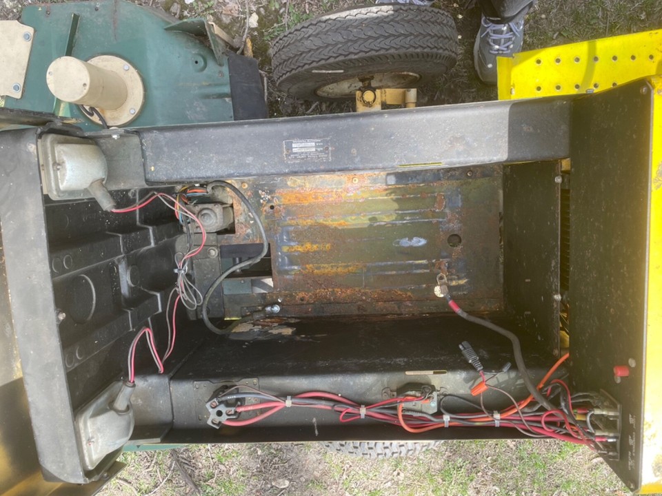 Vintage Elec-Trak E14 mower, garden tractor with variable speed ...