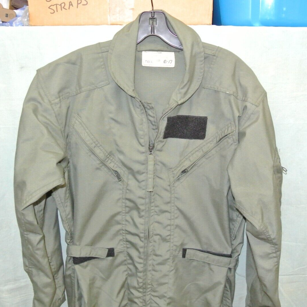 USAF Coveralls, Flying Mens CWU-27/P Sage Green Polyamide Flight Suit ...