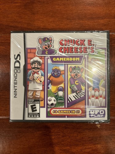 BRAND NEW SEALED Chuck E. Cheese's Gameroom 13 Games Nintendo DS FREE ...
