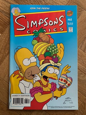 SIMPSONS COMICS #65 BONGO COMICS VERY FINE/NEAR MINT (Z6) | eBay