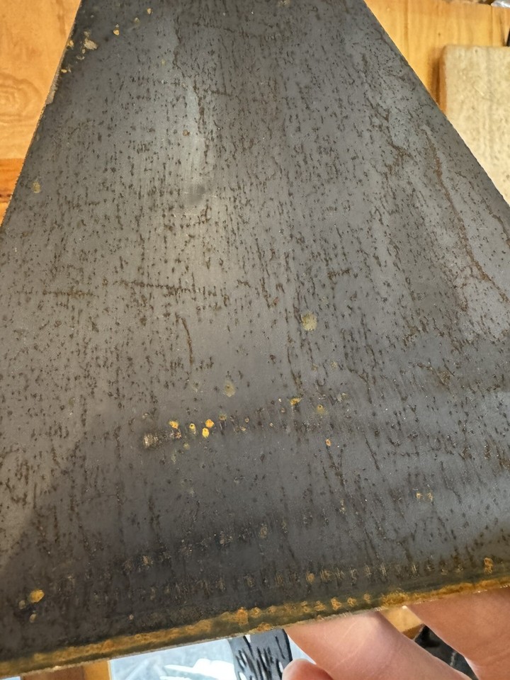 Large Handmade Joe Coniff North Country Style Triangle Wind Chime Bell ...