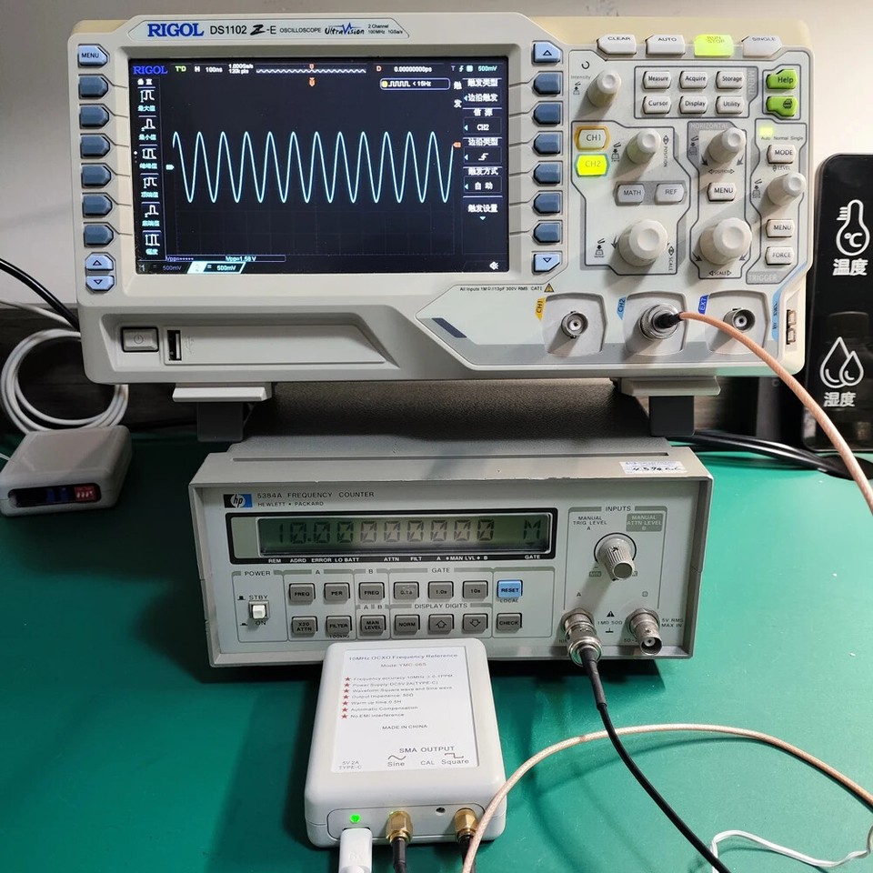 OCXO 10MHz Frequency Reference Module Frequency Reference Source Low ...
