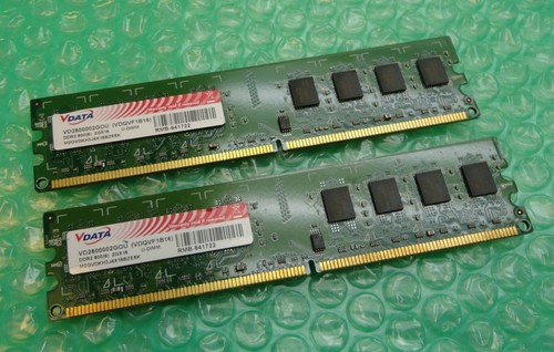 4GB Kit (2 x 2GB) VDATA VD2800002GOU PC2-6400U 800MHz DDR2 Desktop ...