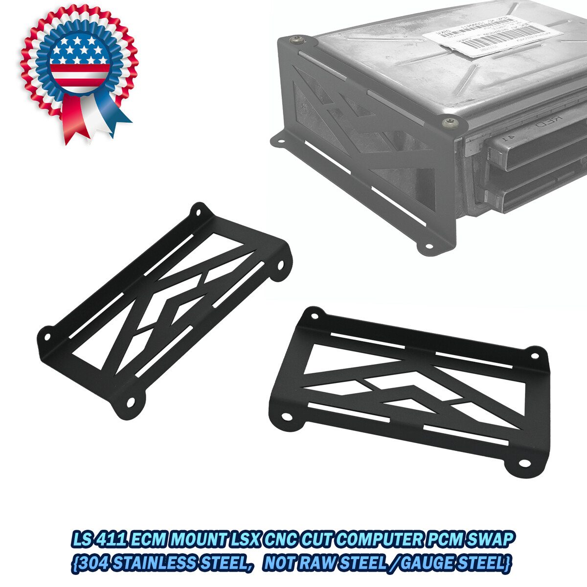 LS 411 ECM MOUNT LSX CNC CUT COMPUTER PCM SWAP 6.0 5.3 LQ9 LM7 0411 C10 ...