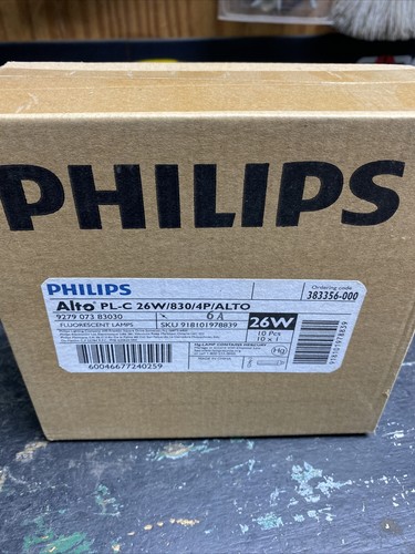 PL-C 26W/830/4P/ALTO - 4 Pin G24q-3 Base - 3000 Kelvin 10 Pack | eBay