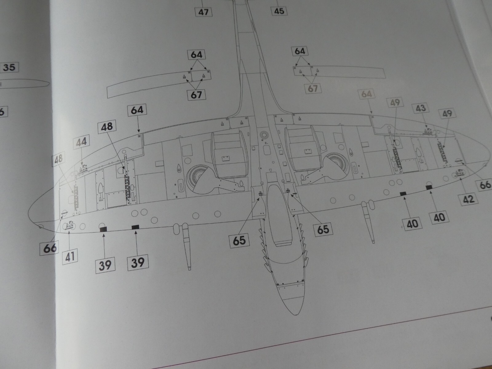 Airfix Spitfire MK1xc A17001 new paint guide x3 1/24 scale | eBay UK