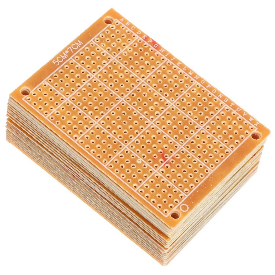 20 Pcs Circuit Board Soldering Test Pcb and Electronic Component yellow ...