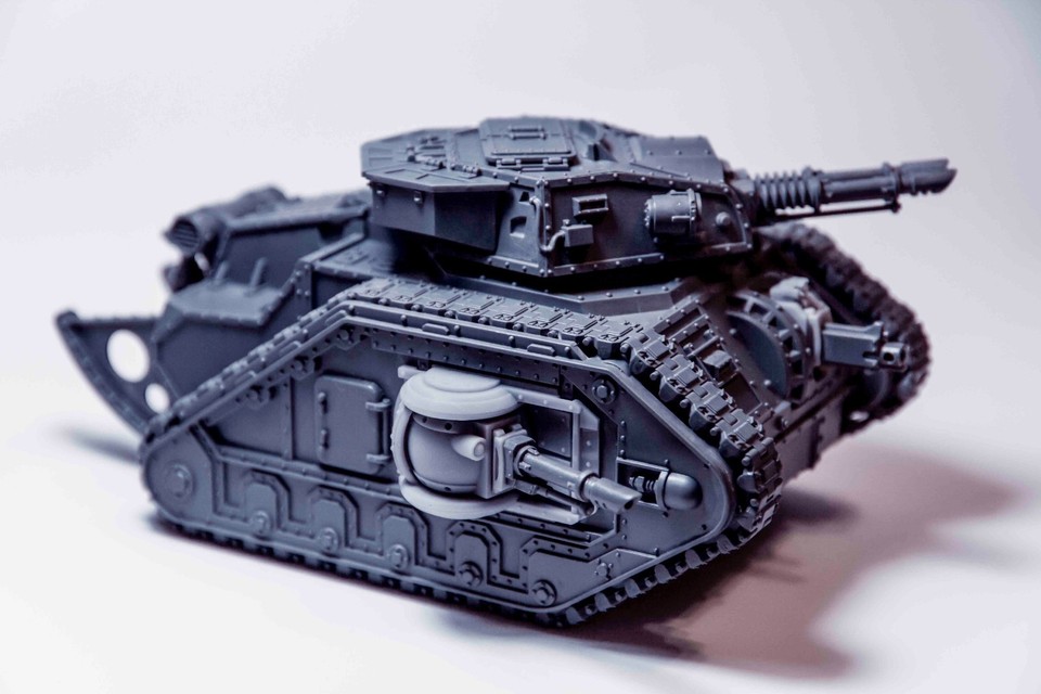 Bow Gun Mount/Sponsons Conversion Kit Solar Auxilia Leman Russ Tank ...